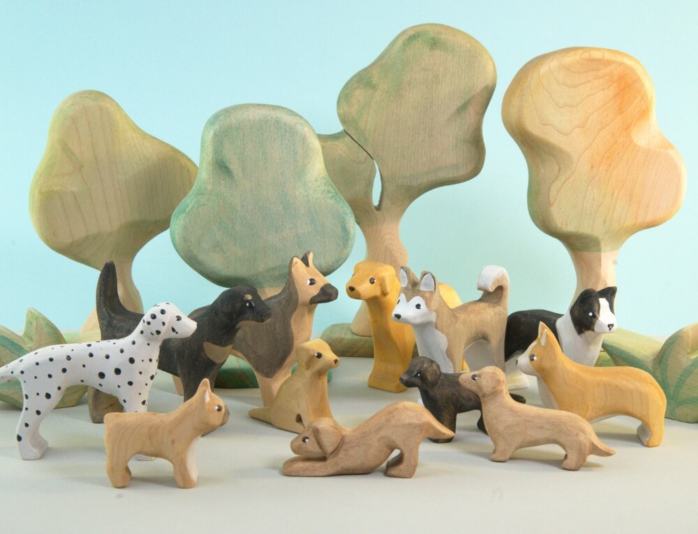 NOM Handcrafted Wooden Dogs | Australia - Online — Oskar's Wooden Ark