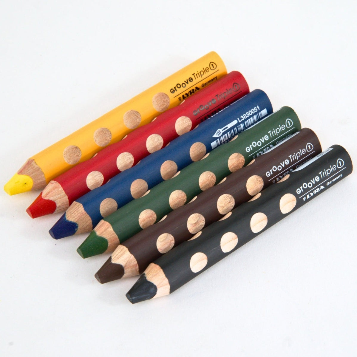 LYRA Groove Triple One 3 in 1 Colour Pencil Watercolour and Wax Crayon ...