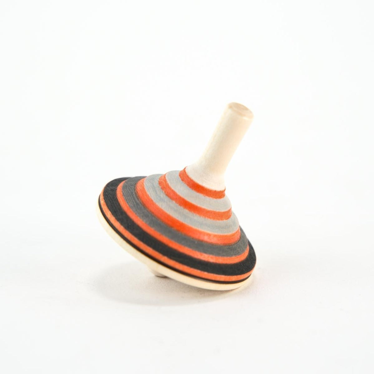 Mader Prince Grey Spinning Top from Oskar's Wooden Ark Australia