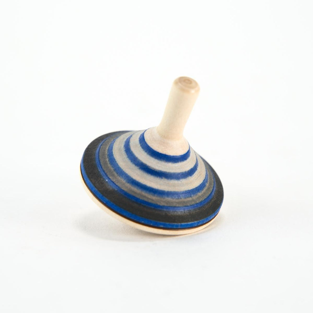 Mader Prince Grey Spinning Top from Oskar's Wooden Ark Australia