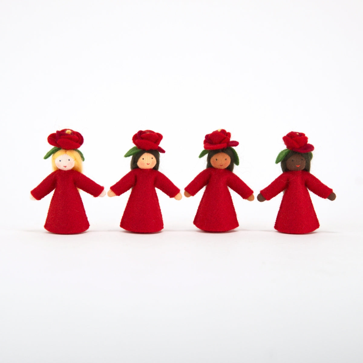 Ambrosius Flower Fairy Red Rose Felt Dolls in Australia — Oskar's ...