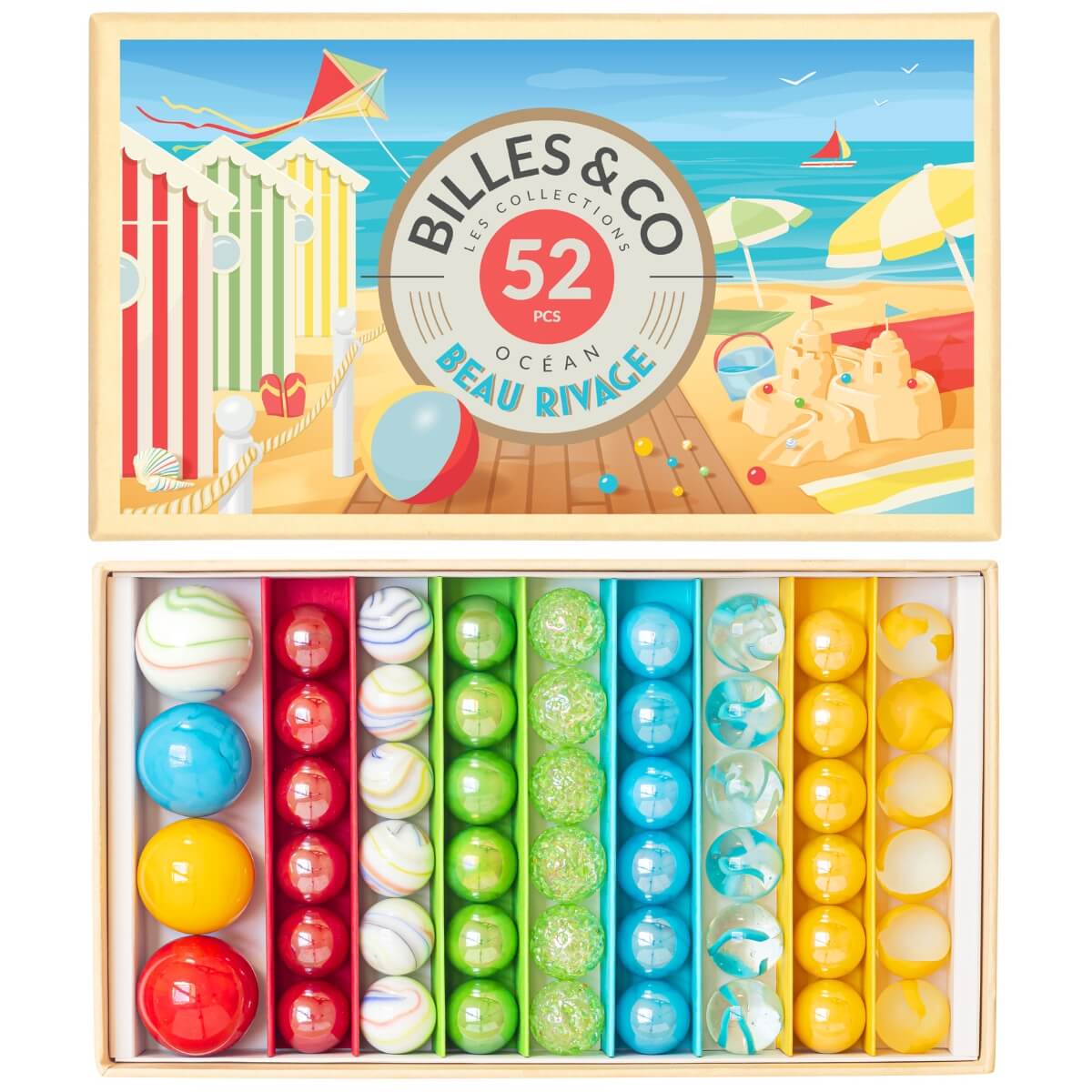 Billes & Co Marbles Box - Beautiful Shoreline, Large - Australia ...