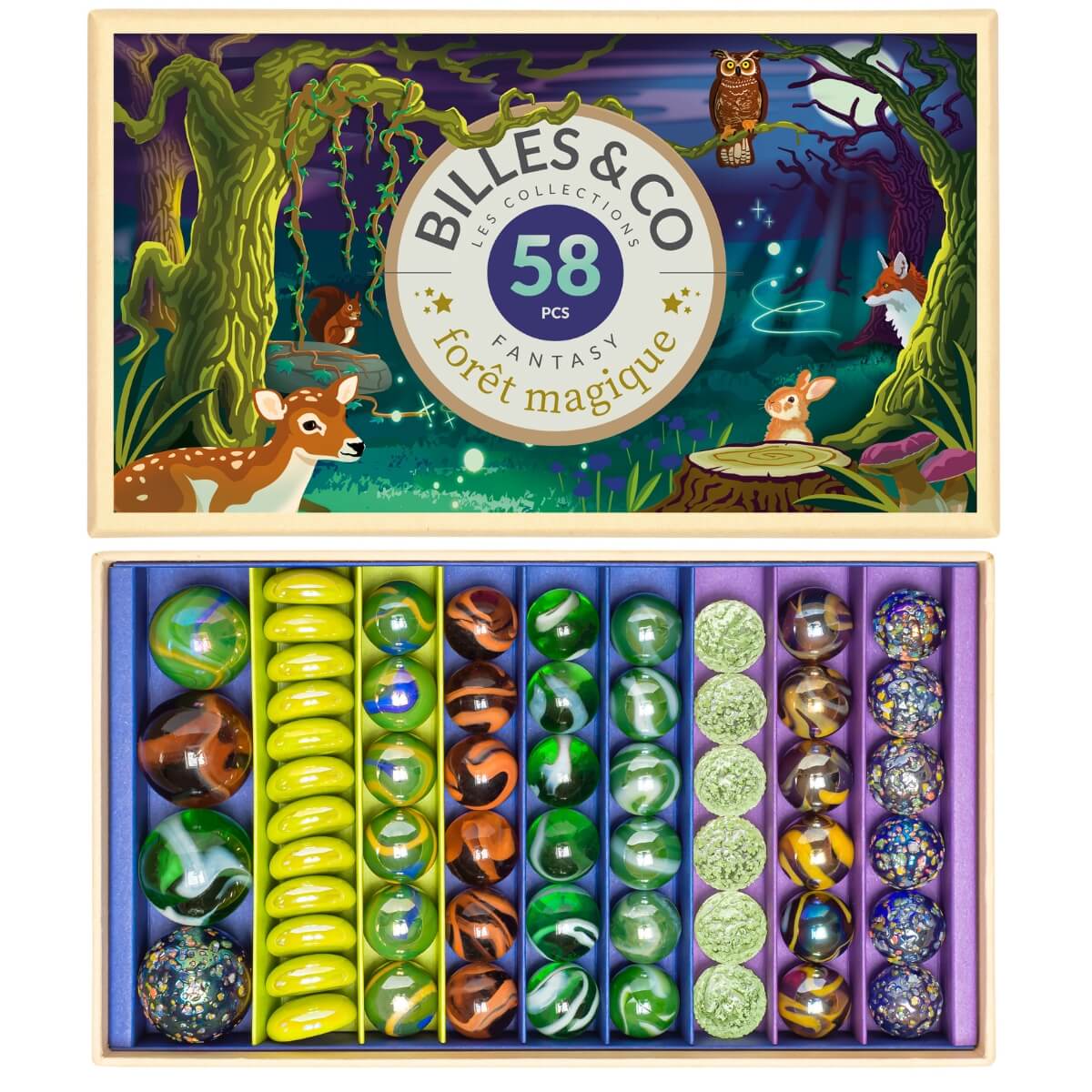 Billes & Co Marbles Box - Magic Forest, Large - Australia — Oskar's ...