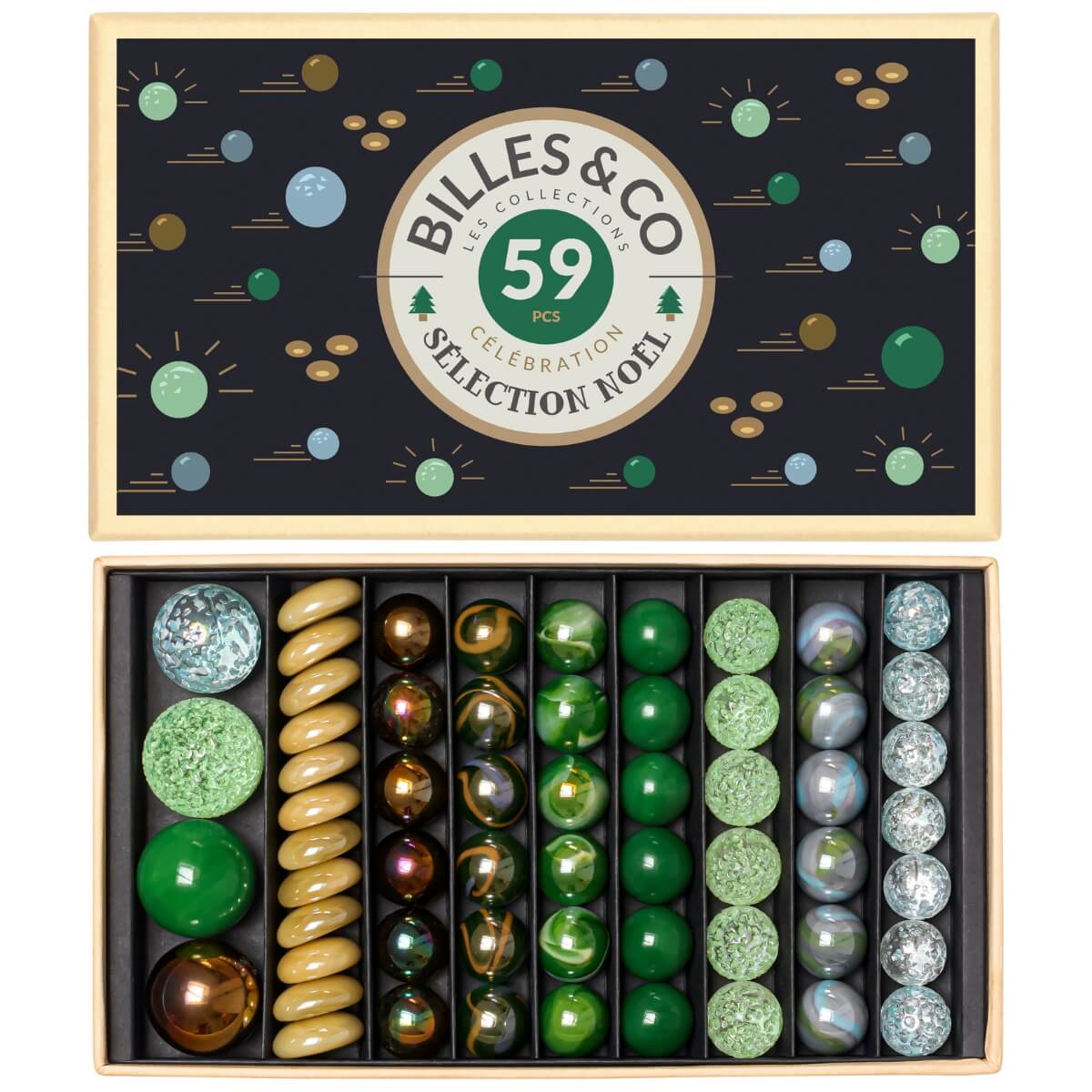 Billes & Co Marbles Box - Noel, Large - Oskar's Wooden Ark - Australia