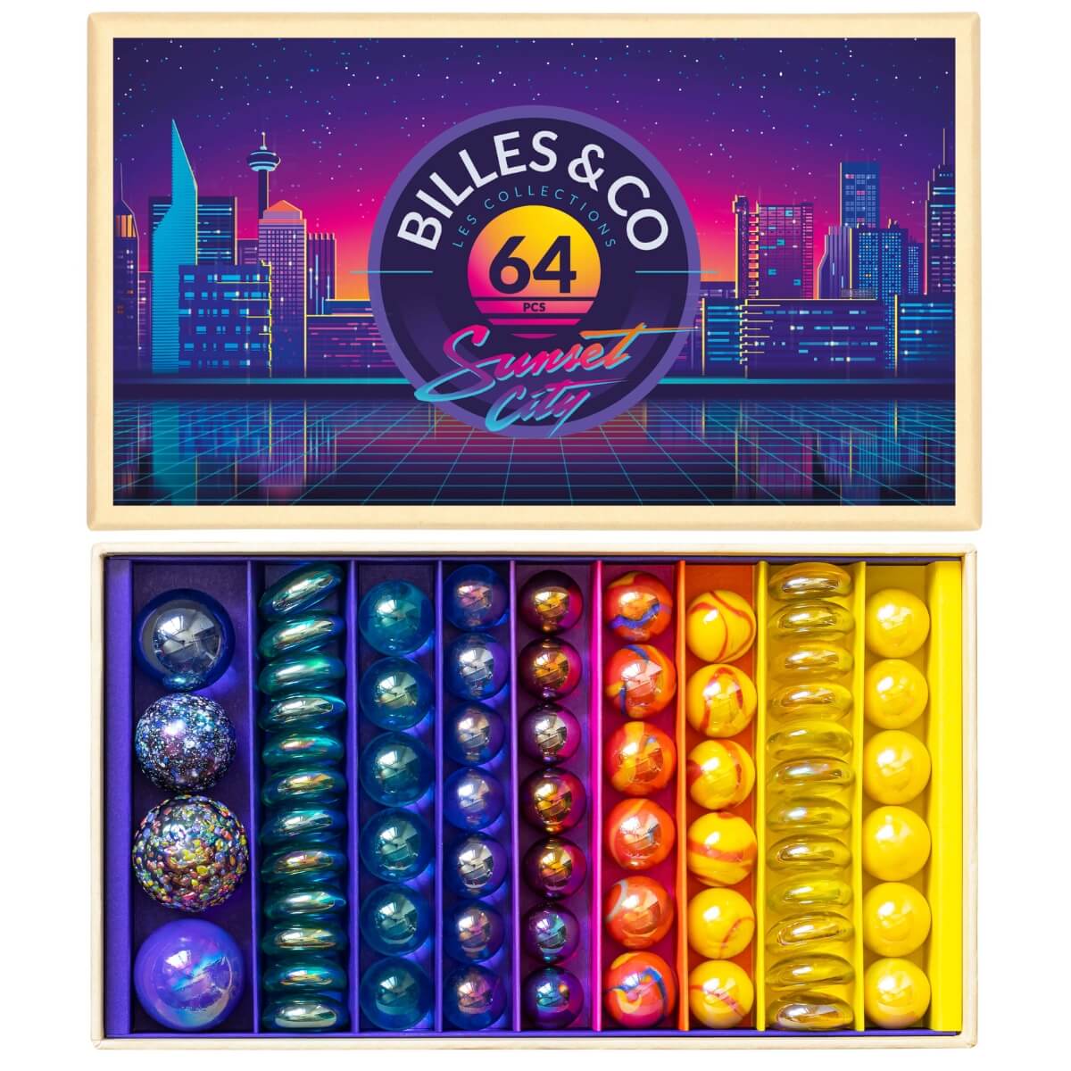 Billes & Co Marbles Box - Sunset City, Large - Australia — Oskar's ...