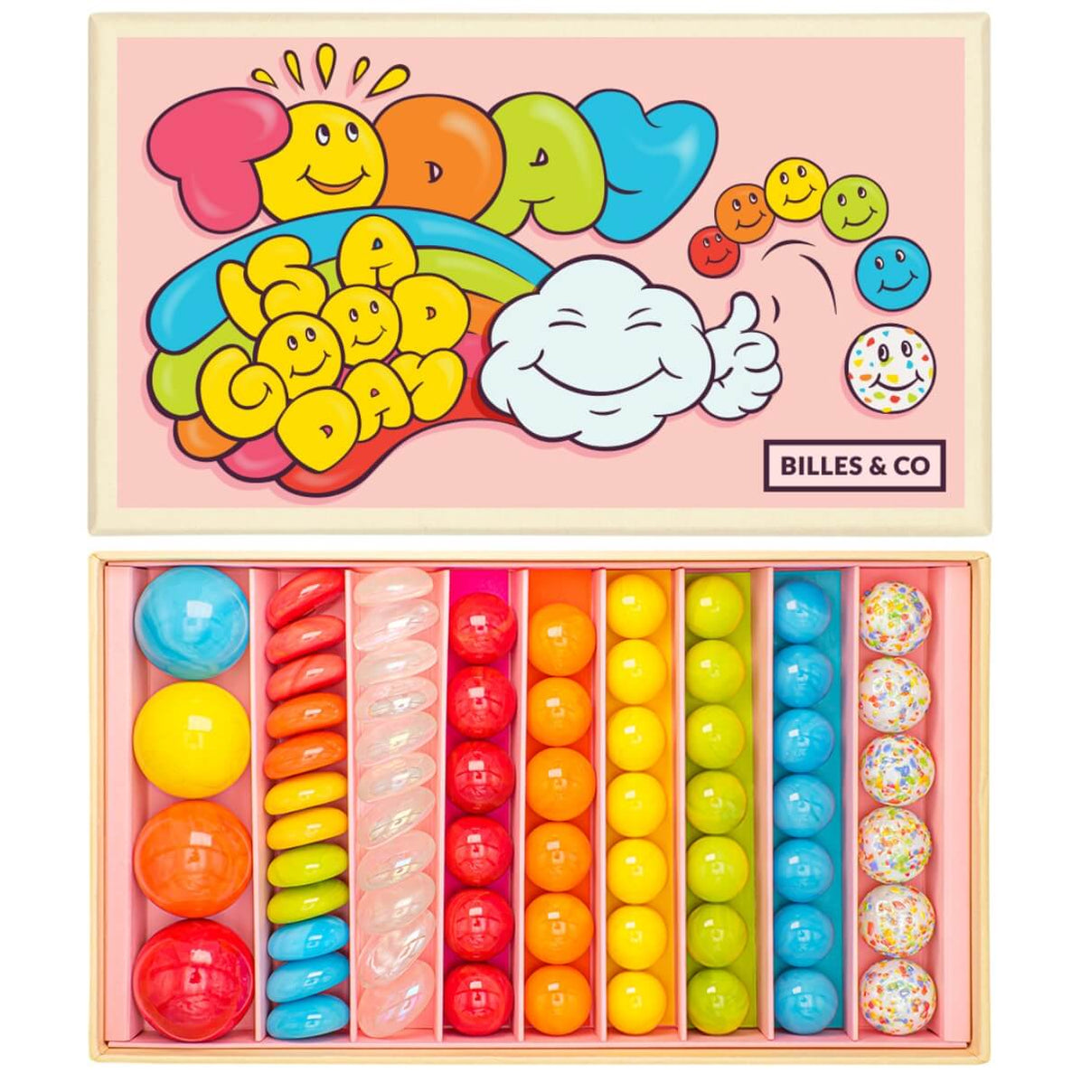 Billes & Co Marbles Box - Today Is A Good Day Pink, Large - Australia ...