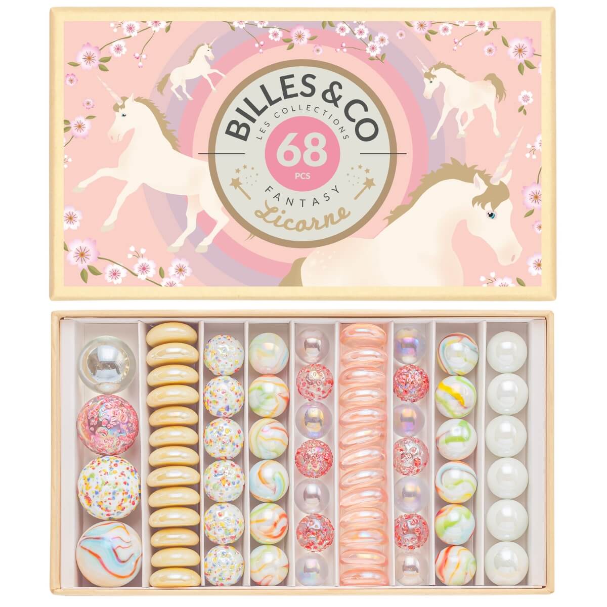 Billes & Co Marbles Box - Unicorn, Large, Oskar's Wooden Ark Australia