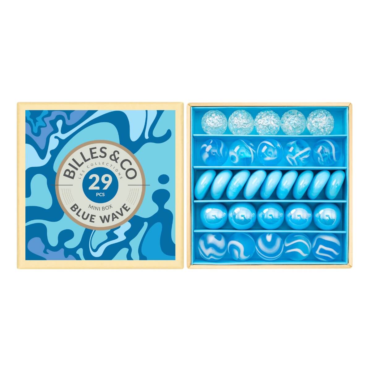 Billes & Co Marble Treasure Mini Box - Blue Wave, Small - Australia ...