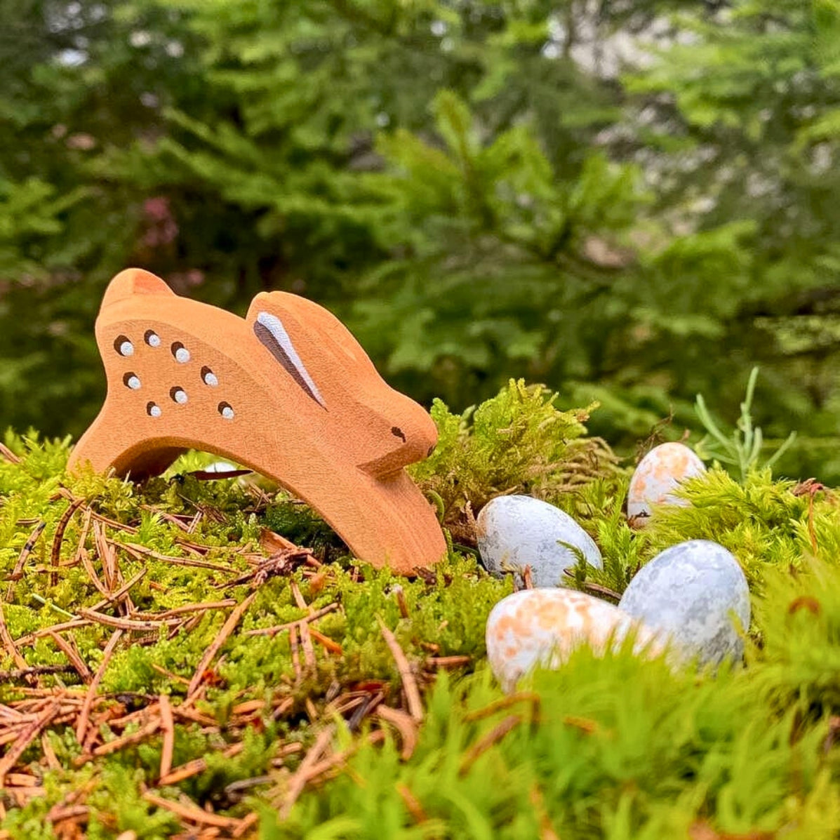 Bumbu Toys Wooden Running Rabbit - Australia — Oskar's Wooden Ark