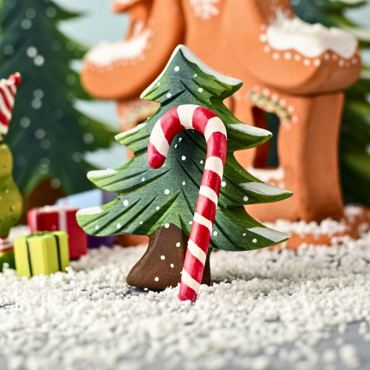 Bumbu Toys Wooden Figure Candy Cane - Australia — Oskar's Wooden Ark