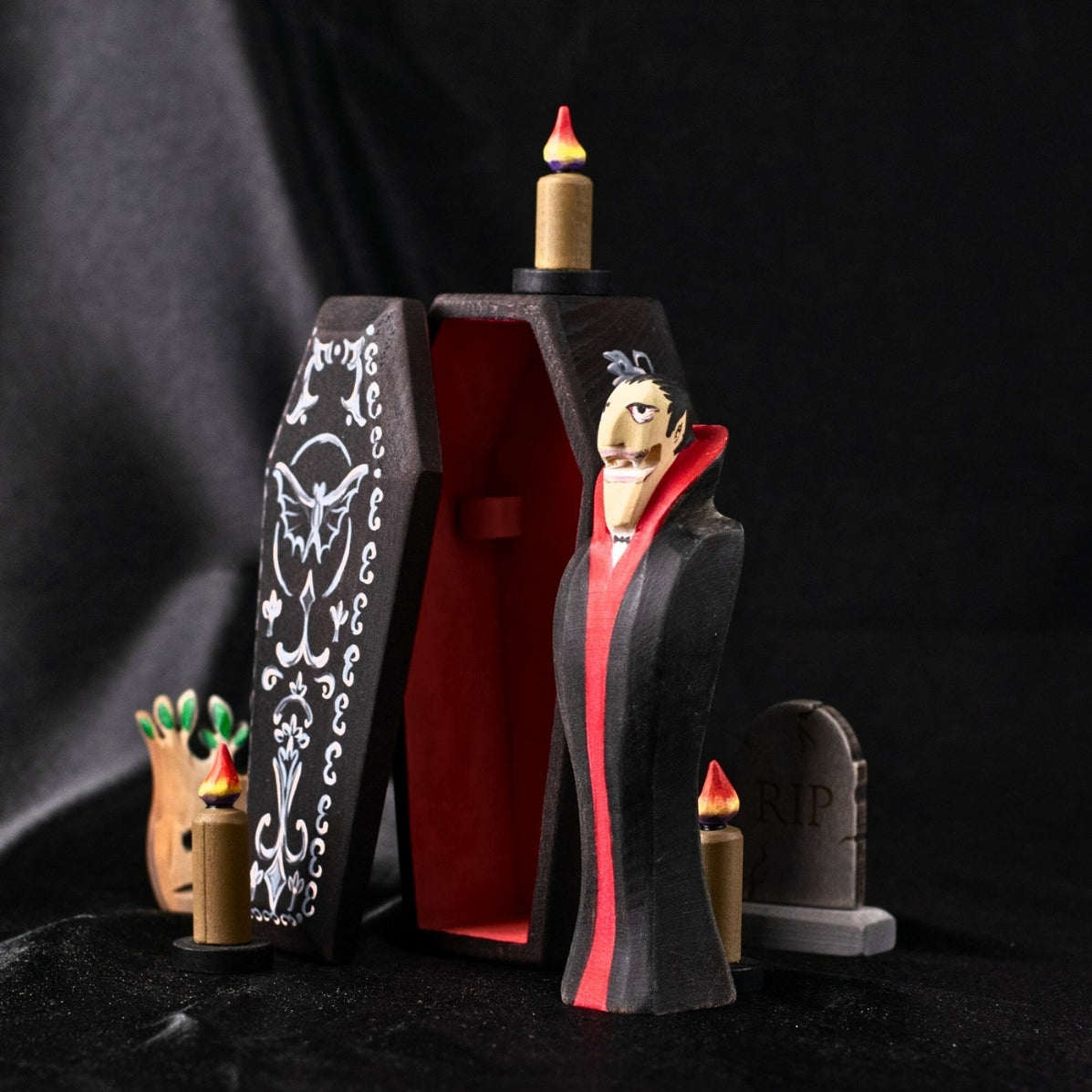 Bumbu Toys Halloween Wooden Coffin - Australia — Oskar's Wooden Ark