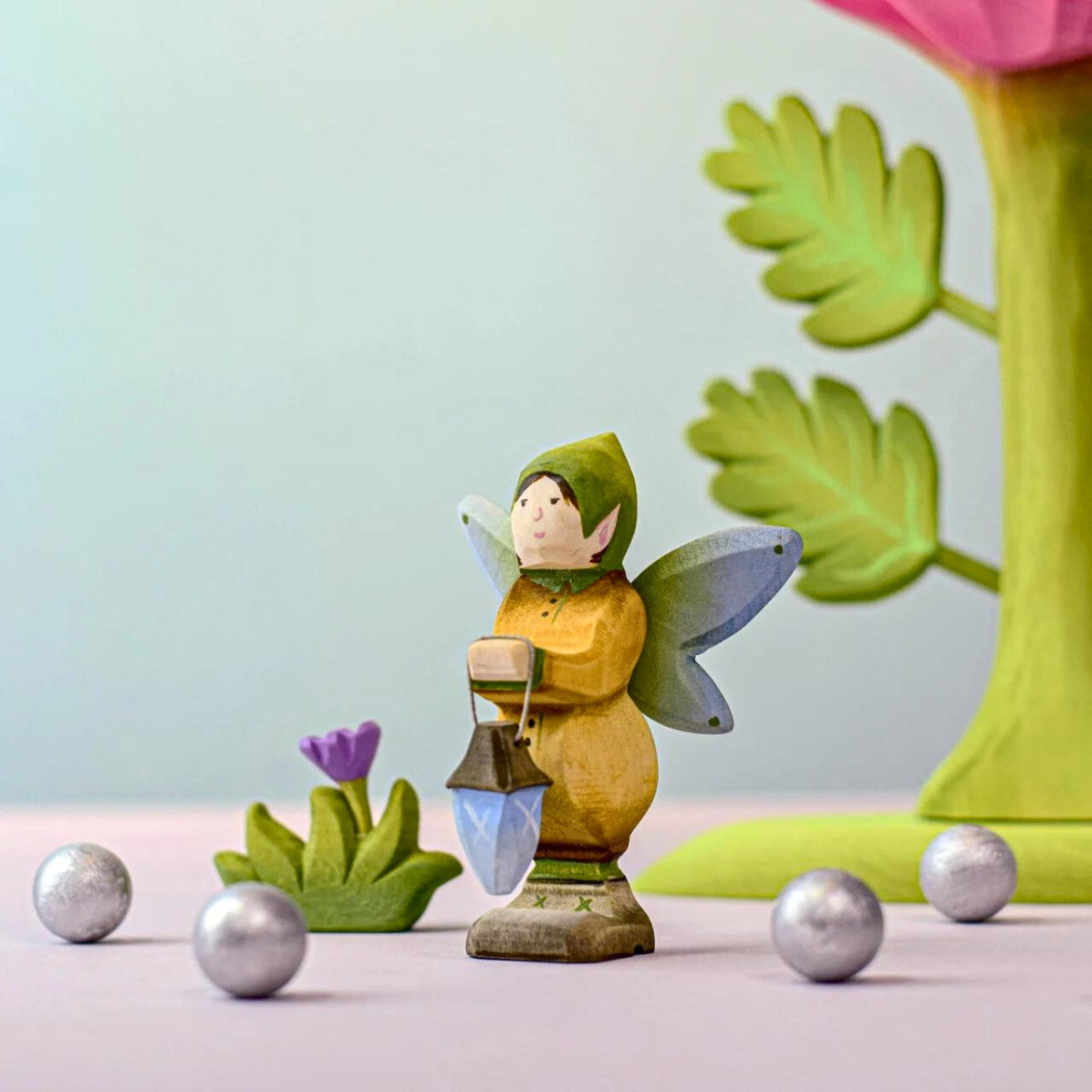 Bumbu Toys Wooden Figure - Winged Elf - Australia — Oskar's Wooden Ark