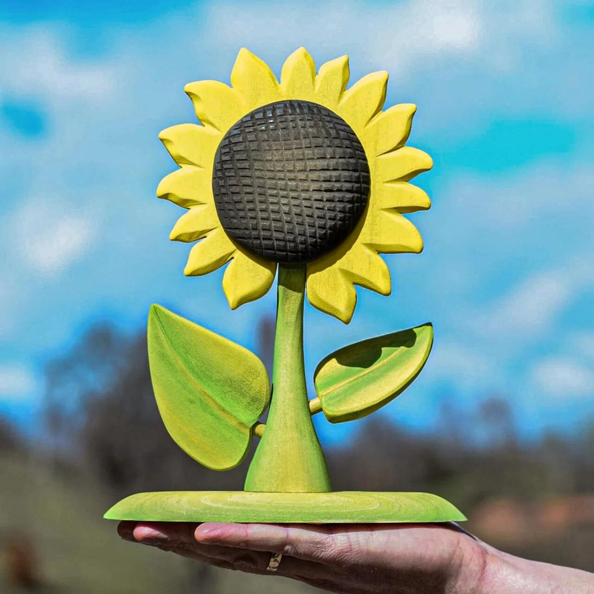 Bumbu Toys Wooden Sunflower - Large - Australia — Oskar's Wooden Ark