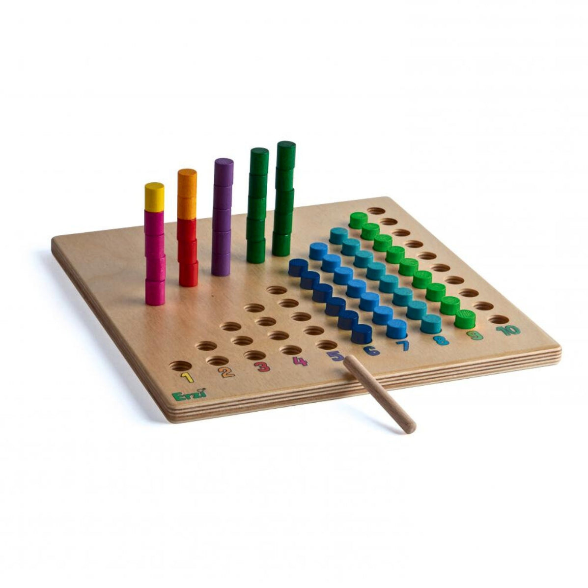 Erzi Wooden Math Toy - Counting Board — Oskar's Wooden Ark