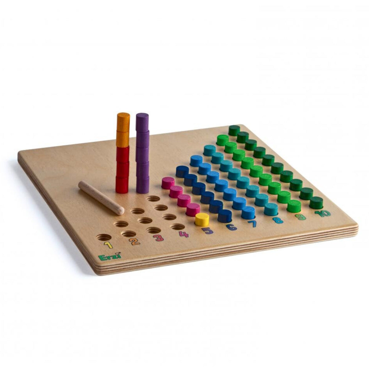Erzi Wooden Math Toy - Counting Board — Oskar's Wooden Ark
