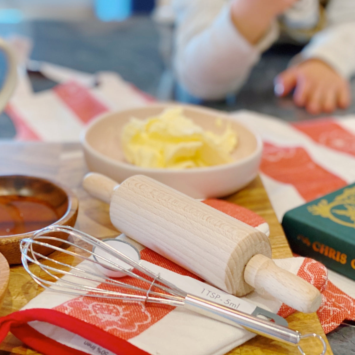 Gluckskaeer Wooden Rolling Pin with Steel Axle 20cm in Australia ...