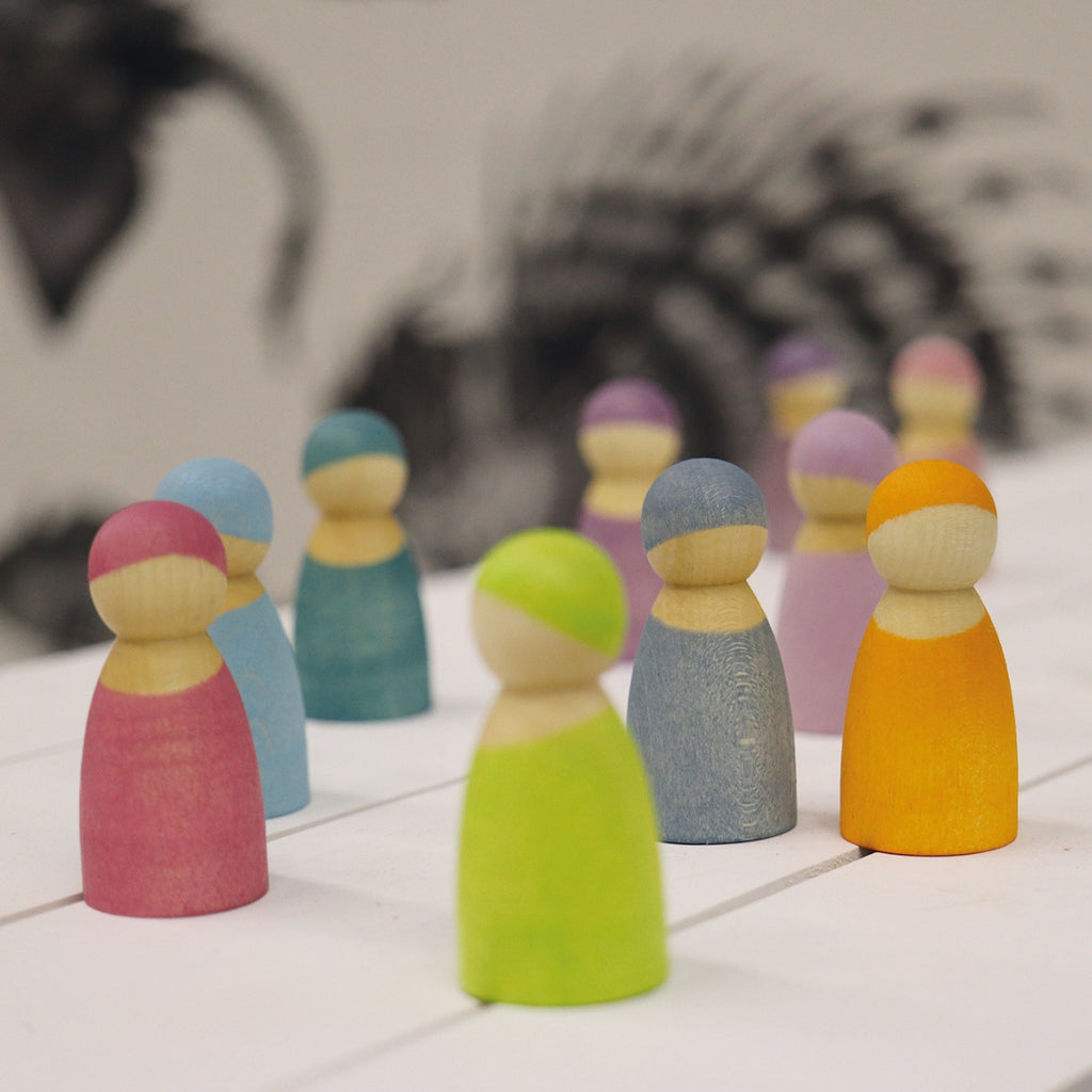 Handmade Wooden Peg Dolls & People Toys | Australia — Oskar's Wooden Ark