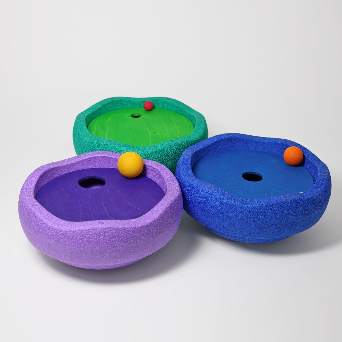 Grimm's Ball and Disc Set for Stapelstein - Cool Classic — Oskar's Wooden Ark