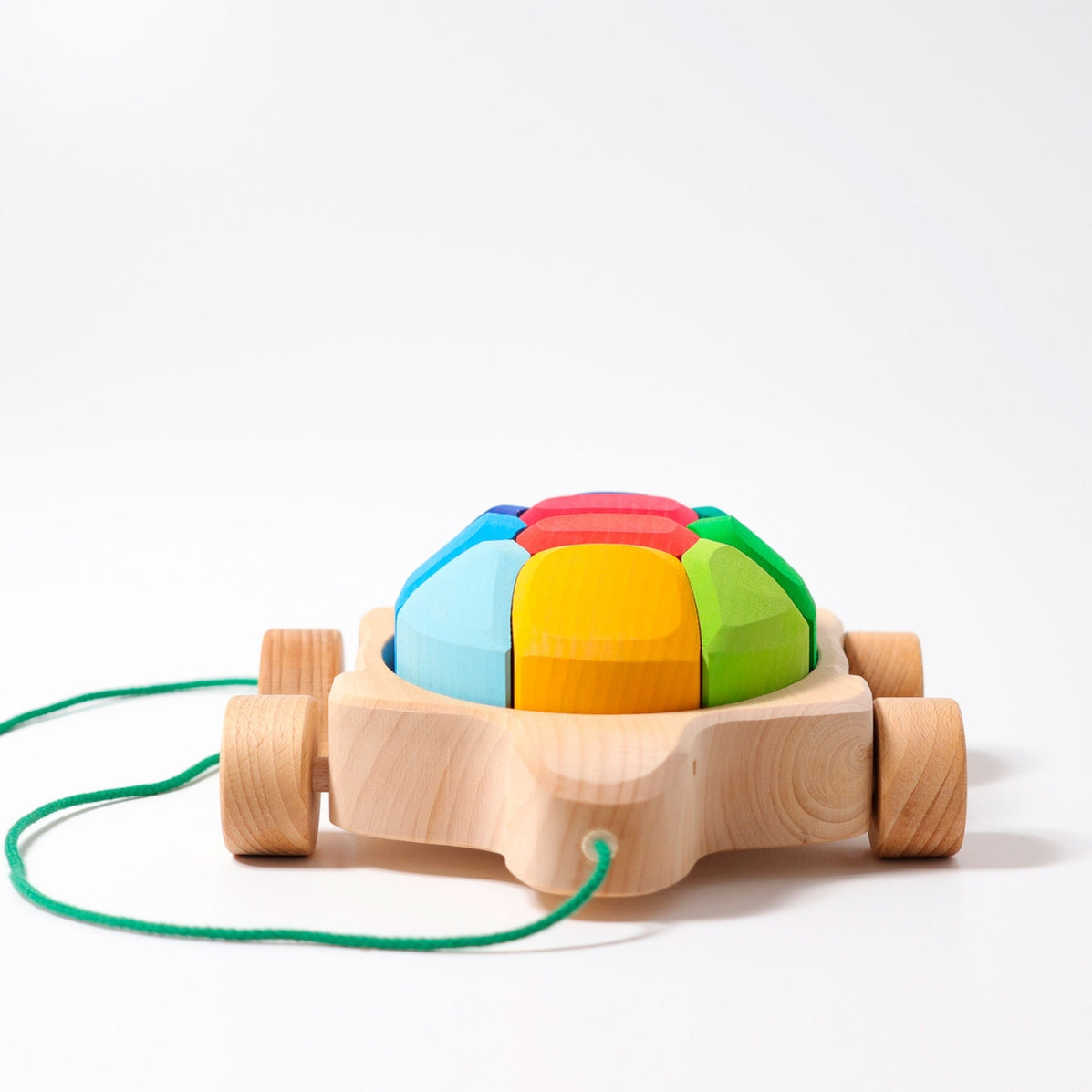 Grimm's Pull Along Rainbow Turtle Toddler Toy - Australia — Oskar's ...