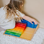 Grimm's Stepped Counting Blocks Large - Oskar's Wooden Ark, Australia