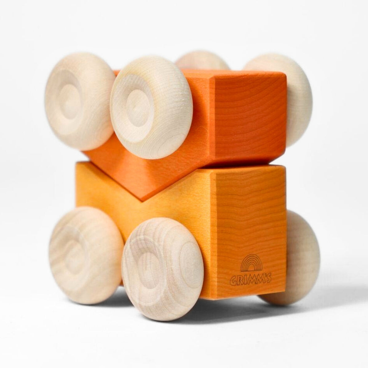 Grimm's Stacking Cars - Orange | Australia — Oskar's Wooden Ark
