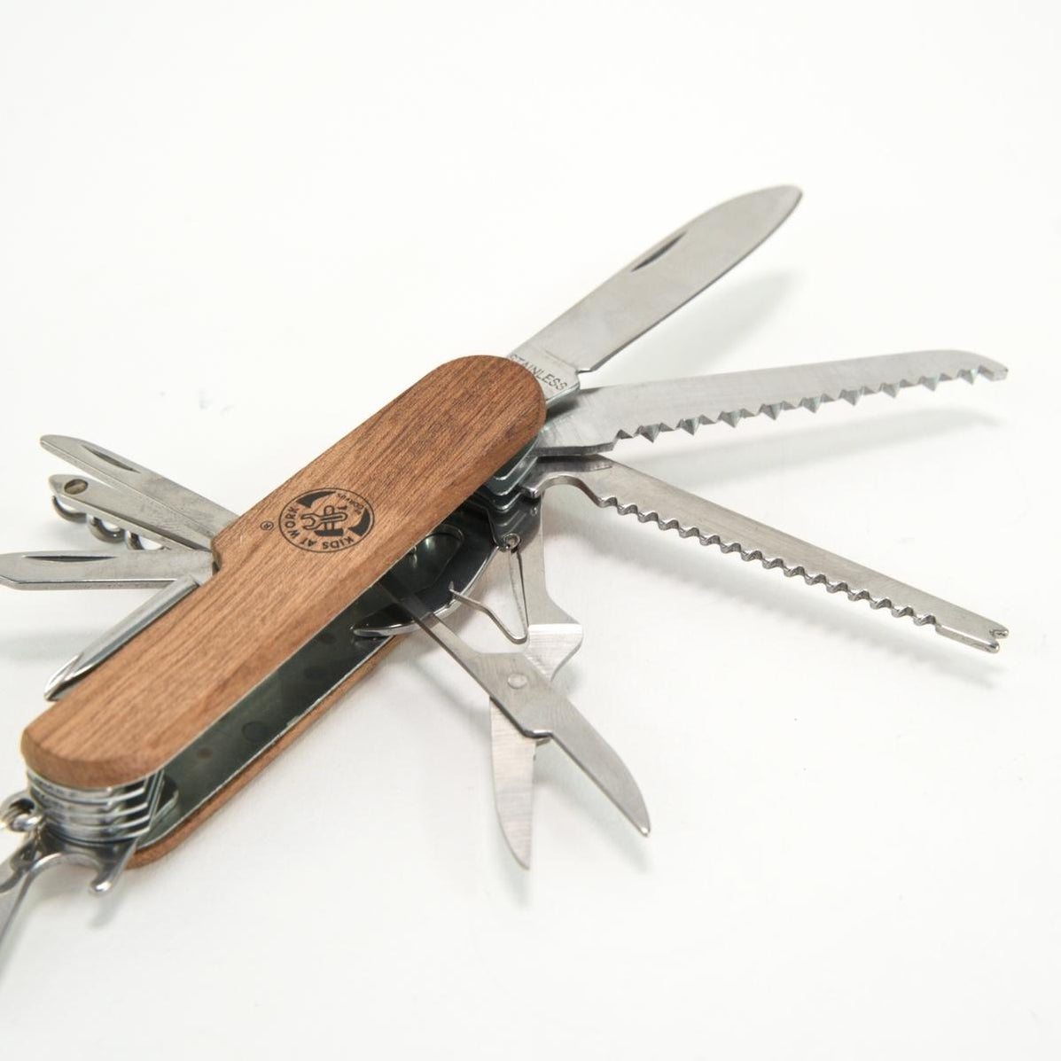 Kids at Work Pocket Knife Wood Handle - Oskar's Wooden Ark Australia