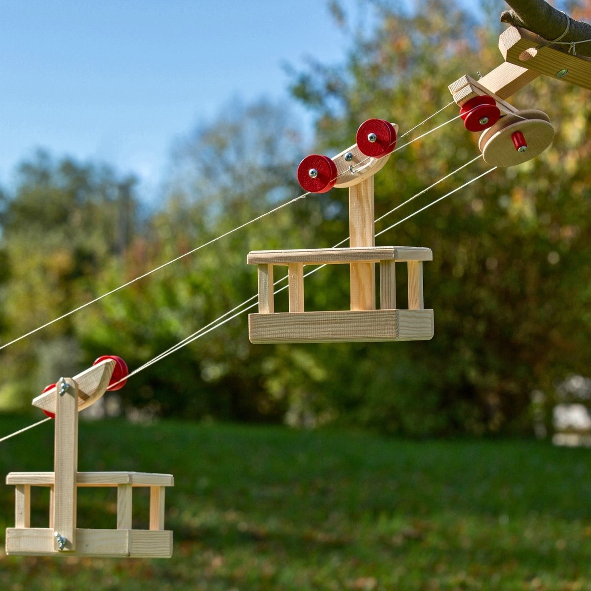 Kraul Big Wooden Cable Car Toy Set - Australia — Oskar's Wooden Ark