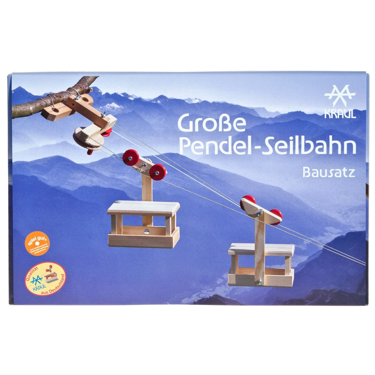 Kraul Big Wooden Cable Car Toy Set - Australia — Oskar's Wooden Ark