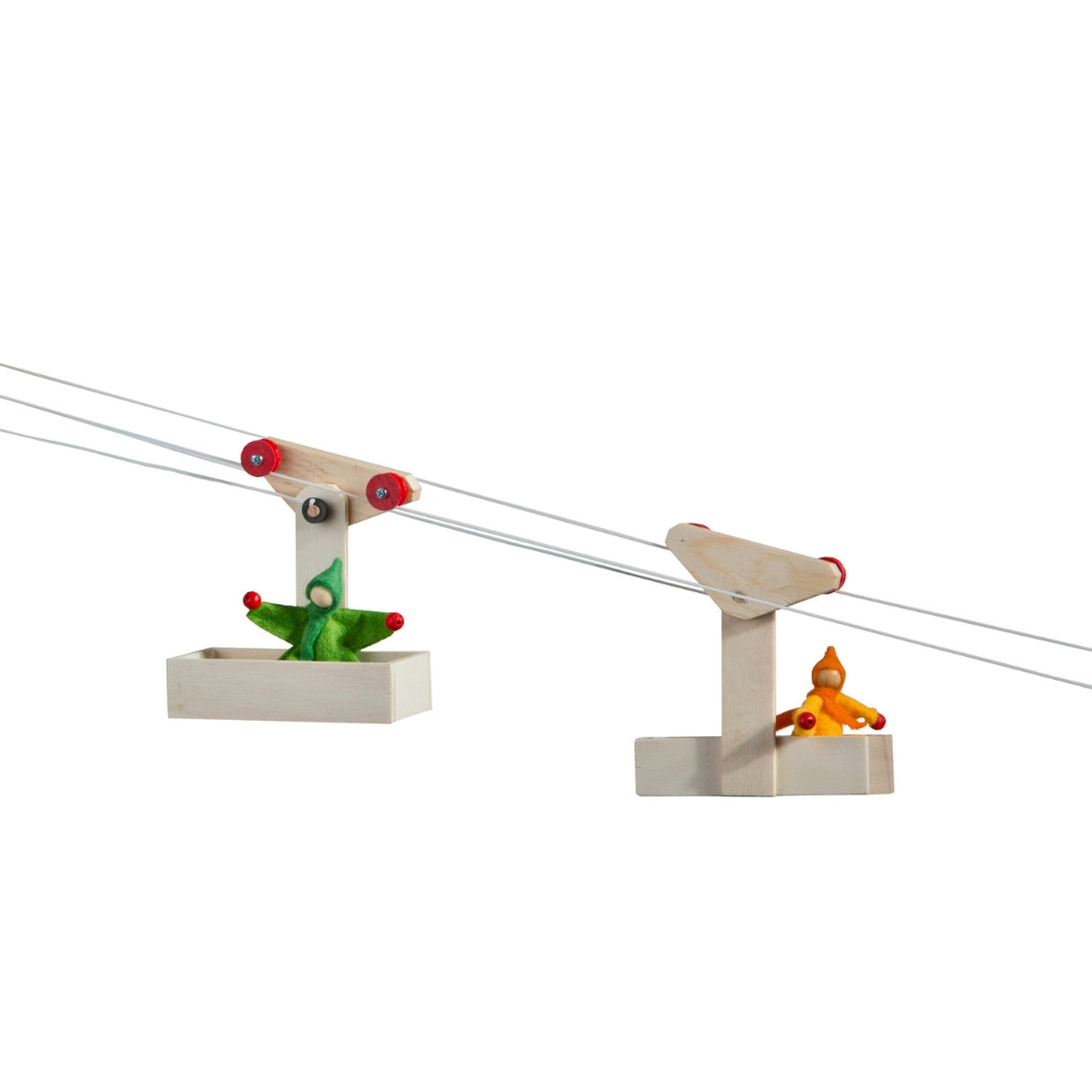 Kraul Mini Wooden Cable Car Toy Set - Australia — Oskar's Wooden Ark