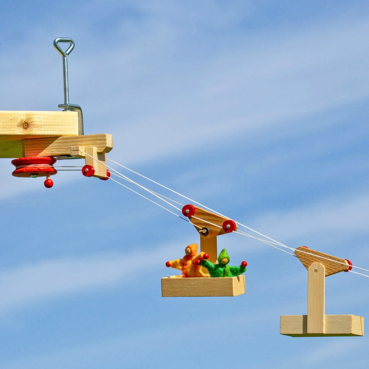 Kraul Mini Wooden Cable Car Toy Set - Australia — Oskar's Wooden Ark