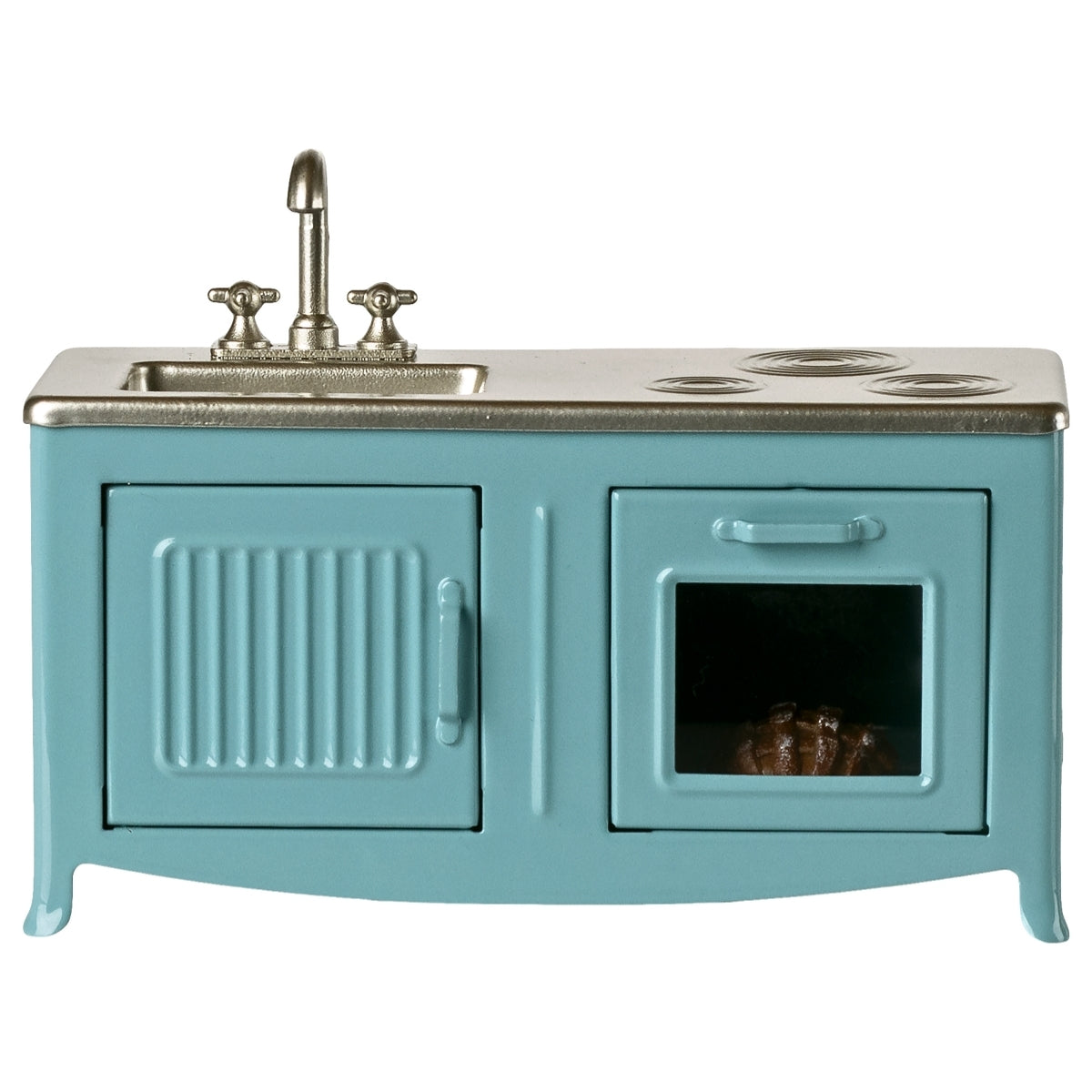 Maileg Miniature Mouse Kitchen, Blue - Australia — Oskar's Wooden Ark