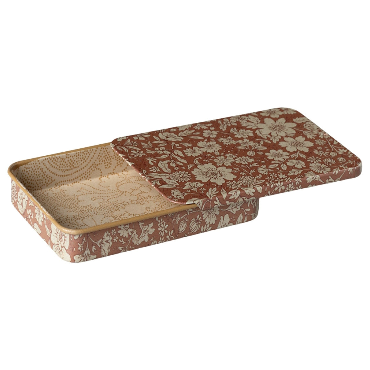 Maileg Metal Box with Sliding Lid - Blossom Ocher in Australia — Oskar ...