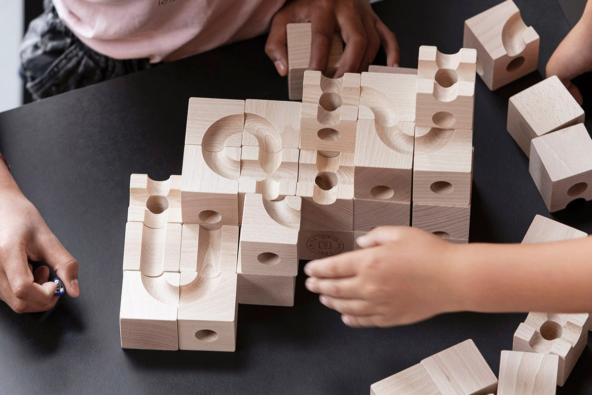 Wooden Marble Runs | Oskar's Wooden Ark, Australia