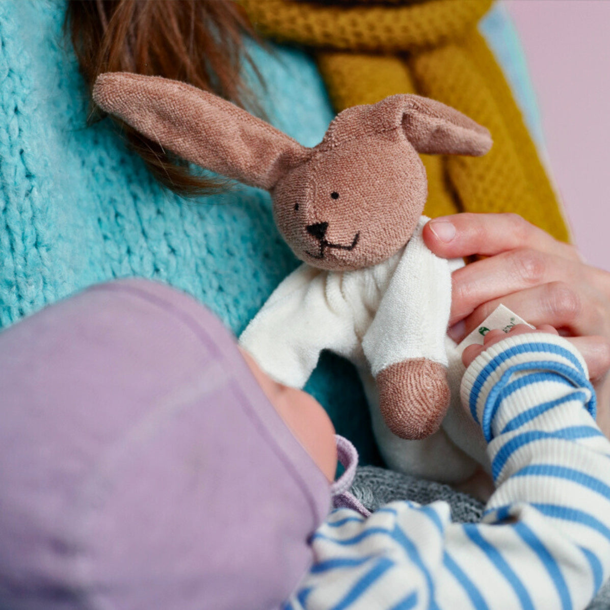 Nanchen Plush Baby Rattle Animals - Australia — Oskar's Wooden Ark