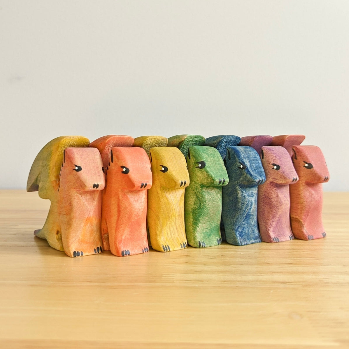 NOM Handcrafted - Dragon Small - Oskar's Wooden Ark, Australia