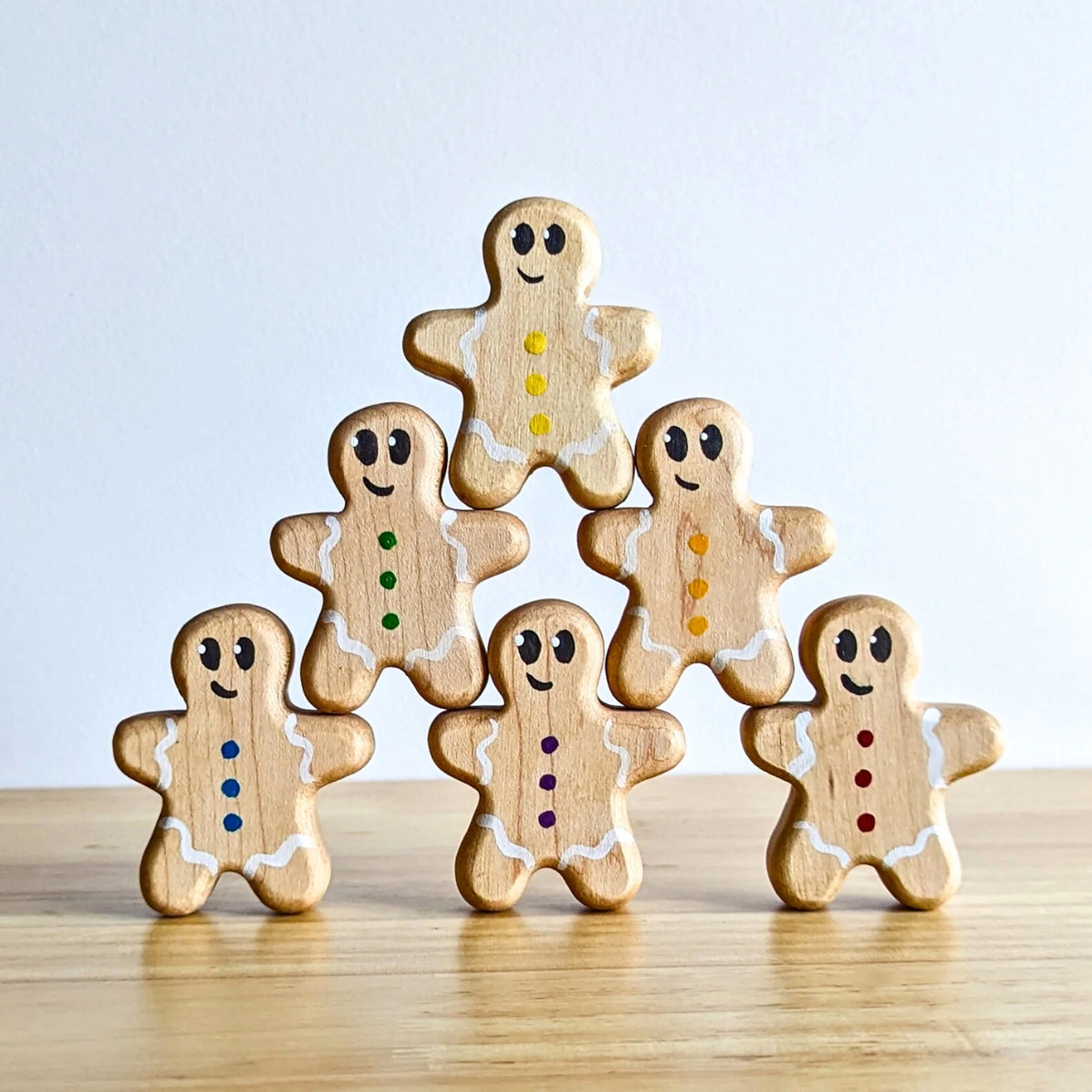 NOM Handcrafted Gingerbread Man - Oskar's Wooden Ark, Australia