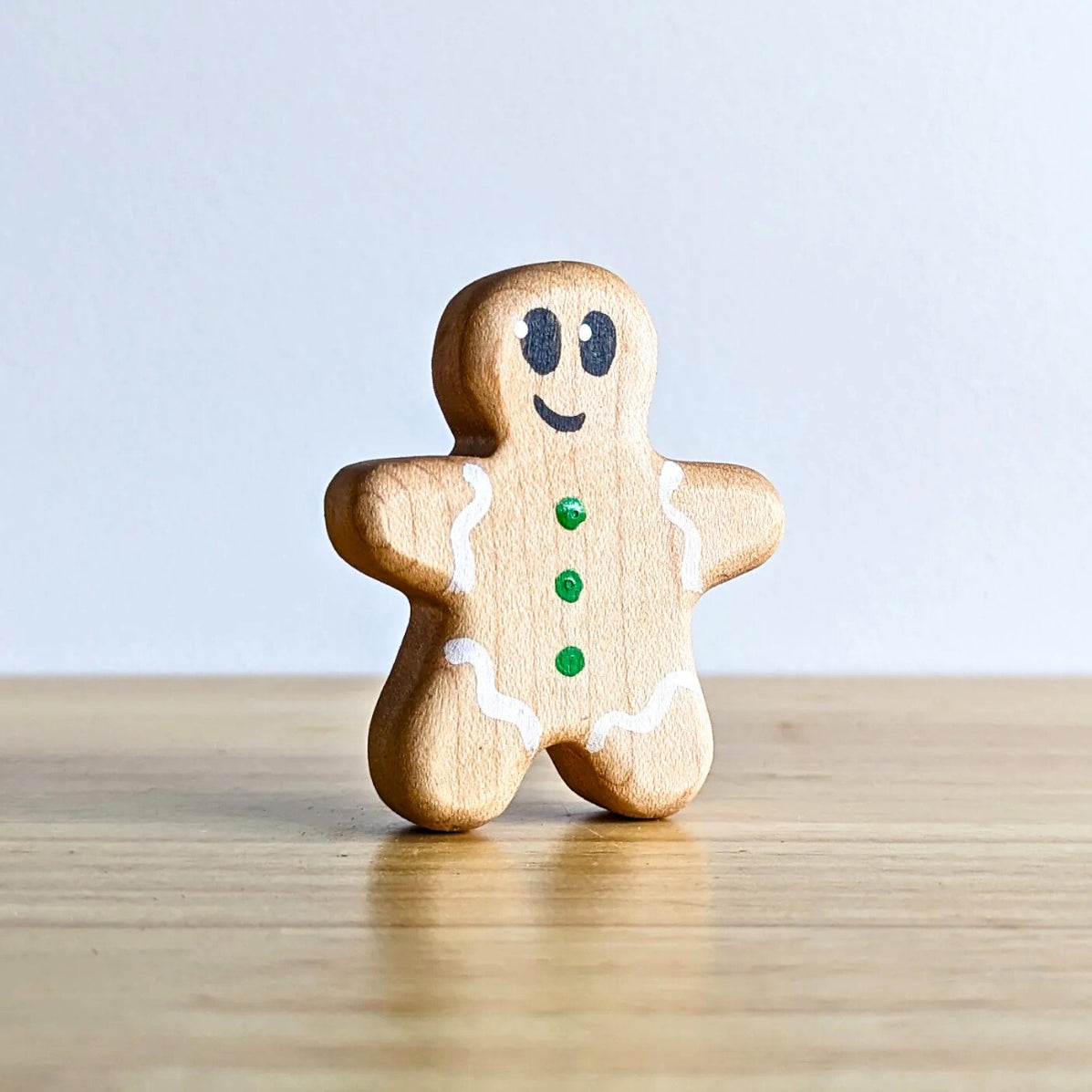 NOM Handcrafted Gingerbread Man - Oskar's Wooden Ark, Australia