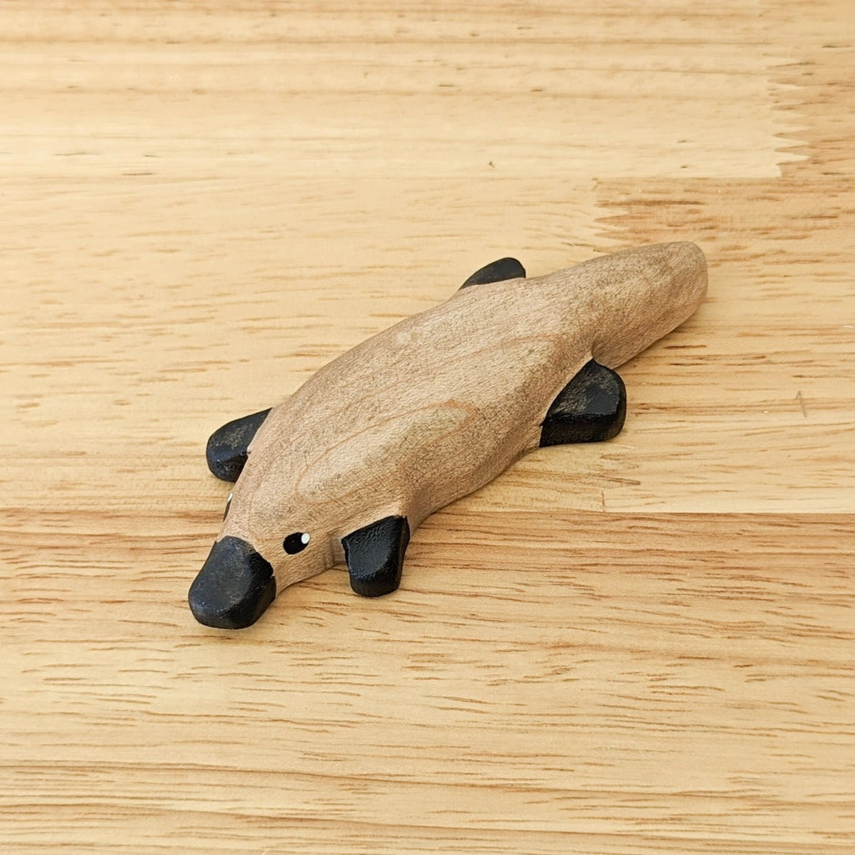 NOM Handcrafted - Platypus - Oskar's Wooden Ark, Australia