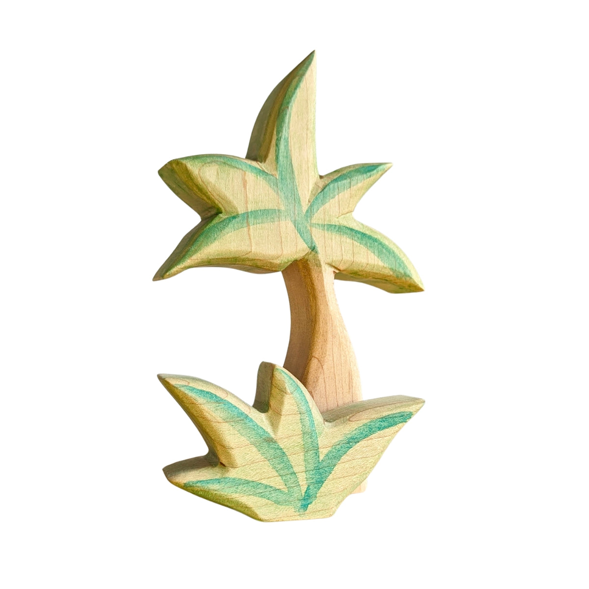 NOM Handcrafted Prehistoric Tree & Bush - Oskar's Wooden Ark Australia