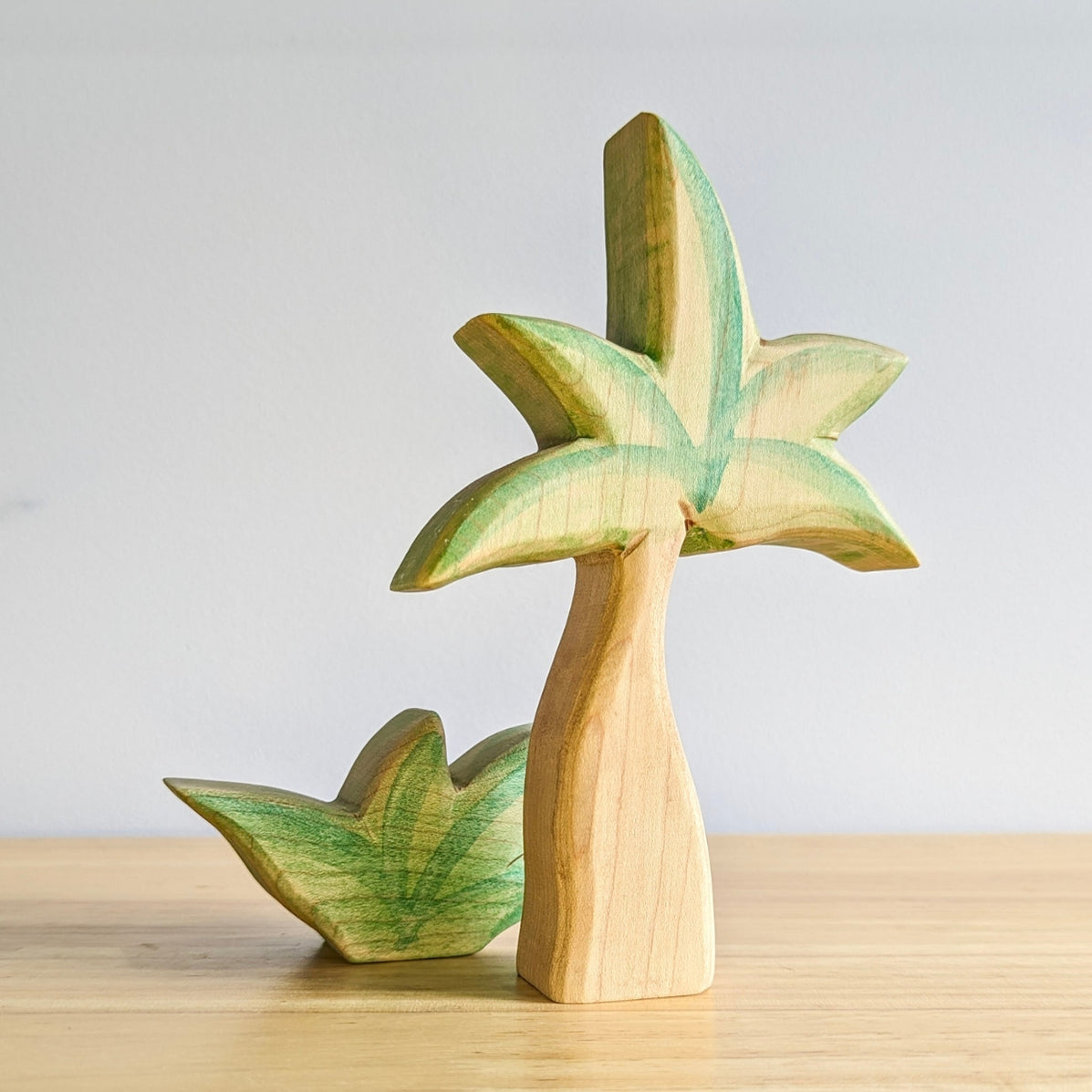 NOM Handcrafted Prehistoric Tree & Bush - Oskar's Wooden Ark Australia