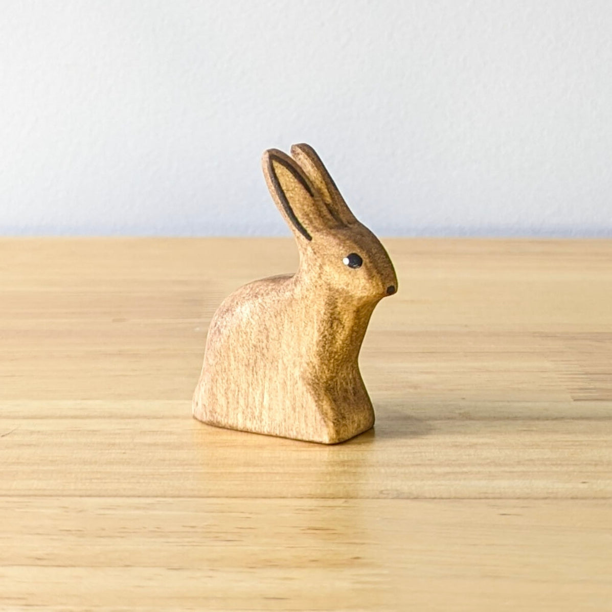 NOM Handcrafted - Bunny Rabbit Sitting - Oskar's Wooden Ark, Australia