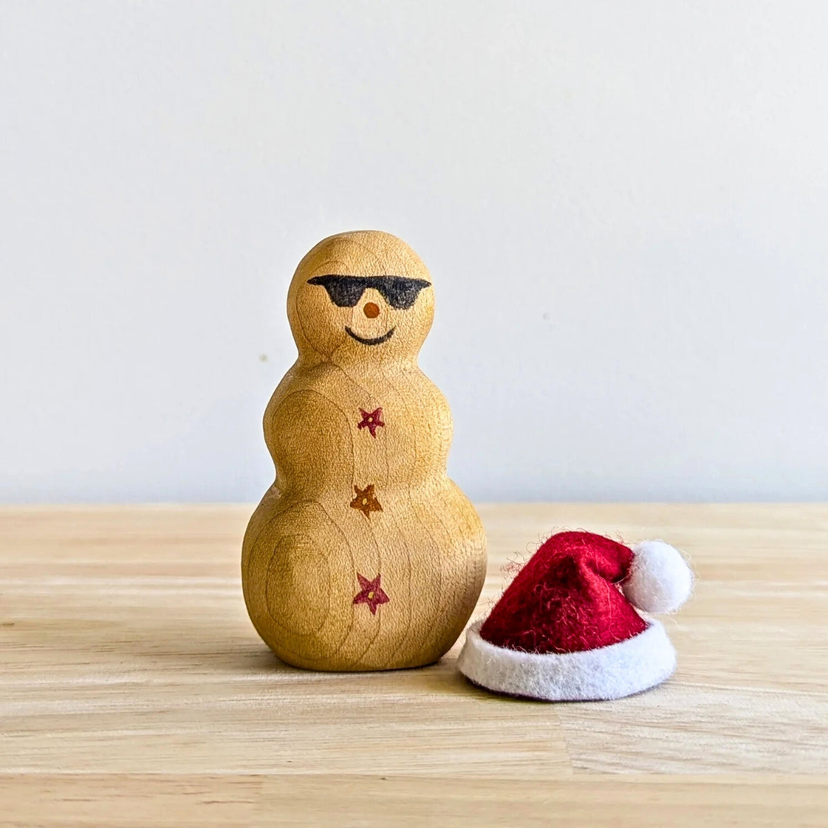 NOM Handcrafted Sand Snowman - Australia — Oskar's Wooden Ark