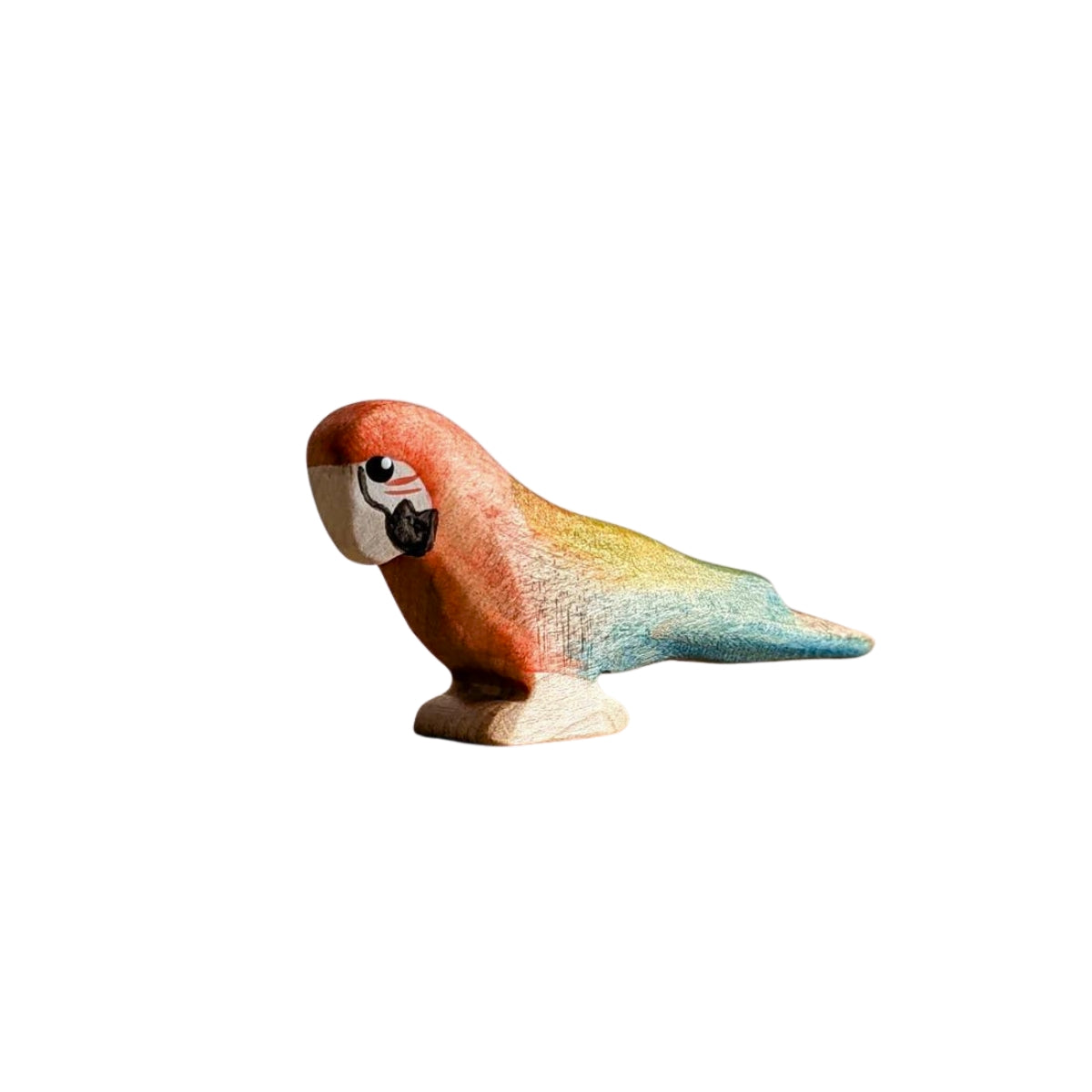 NOM Handcrafted Scarlet Macaw - Oskar's Wooden Ark, Australia
