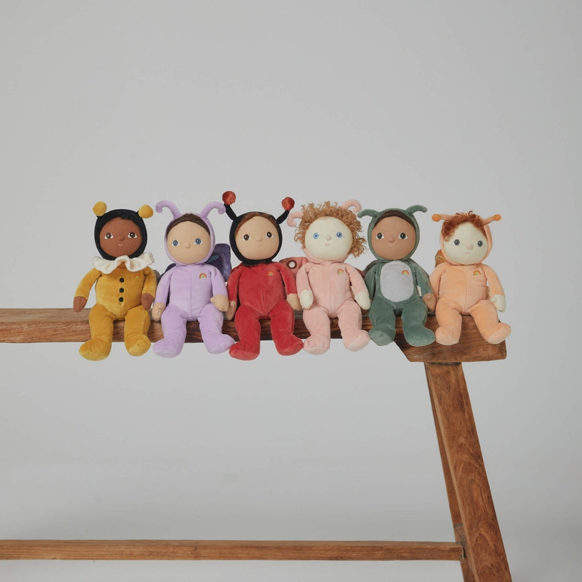 Olli Ella Dinky Dinkum Backyard Buddies, Set of 6 — Oskar's Wooden Ark