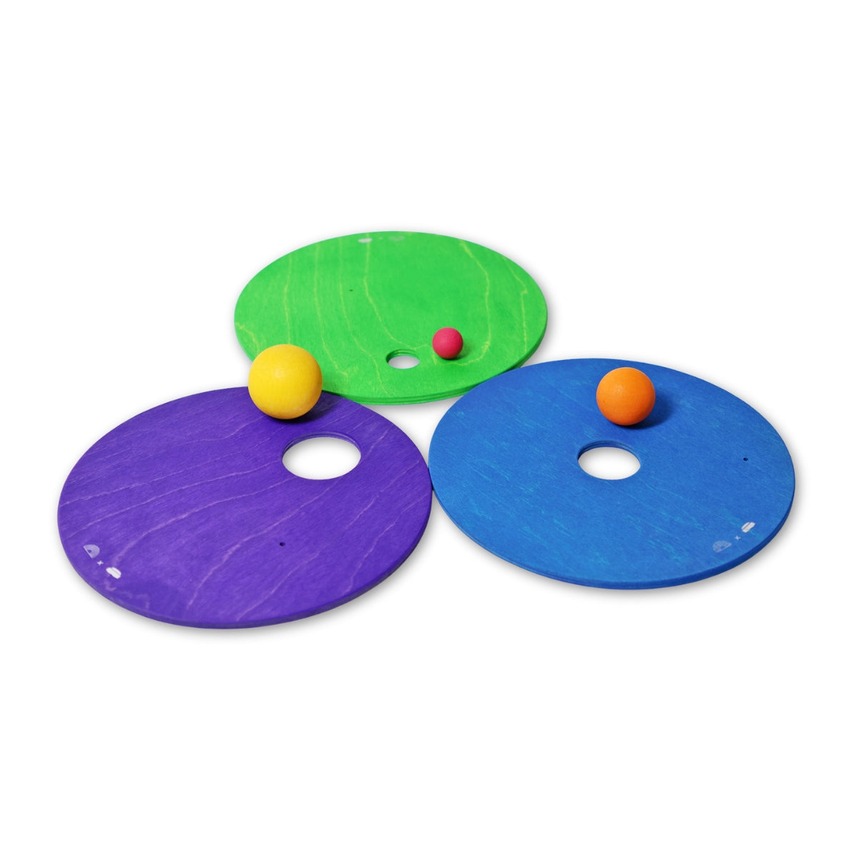 Grimm's Ball and Disc Set for Stapelstein - Cool Classic — Oskar's Wooden Ark