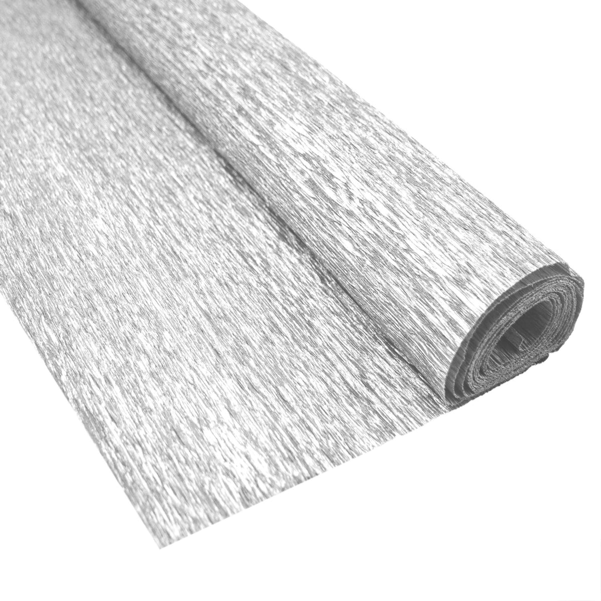 URSUS 2.5M Silver Crepe Paper, 1 Roll - Australia — Oskar's Wooden Ark
