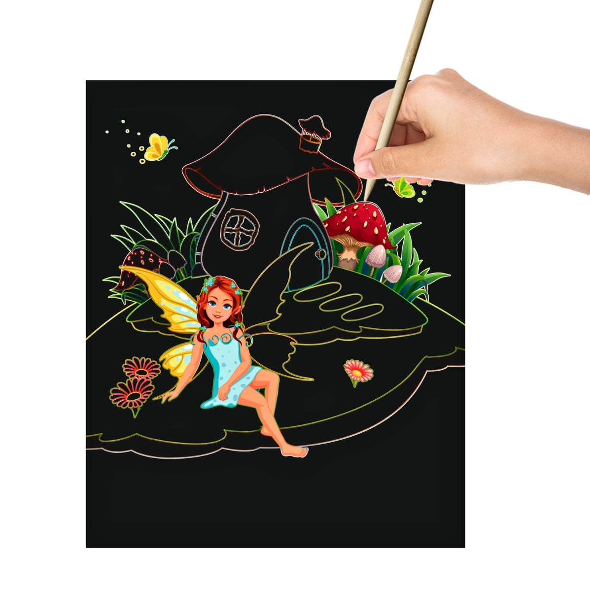 URSUS Scratch Art Pictures Fairytale 12x Australia — Oskar's Wooden Ark