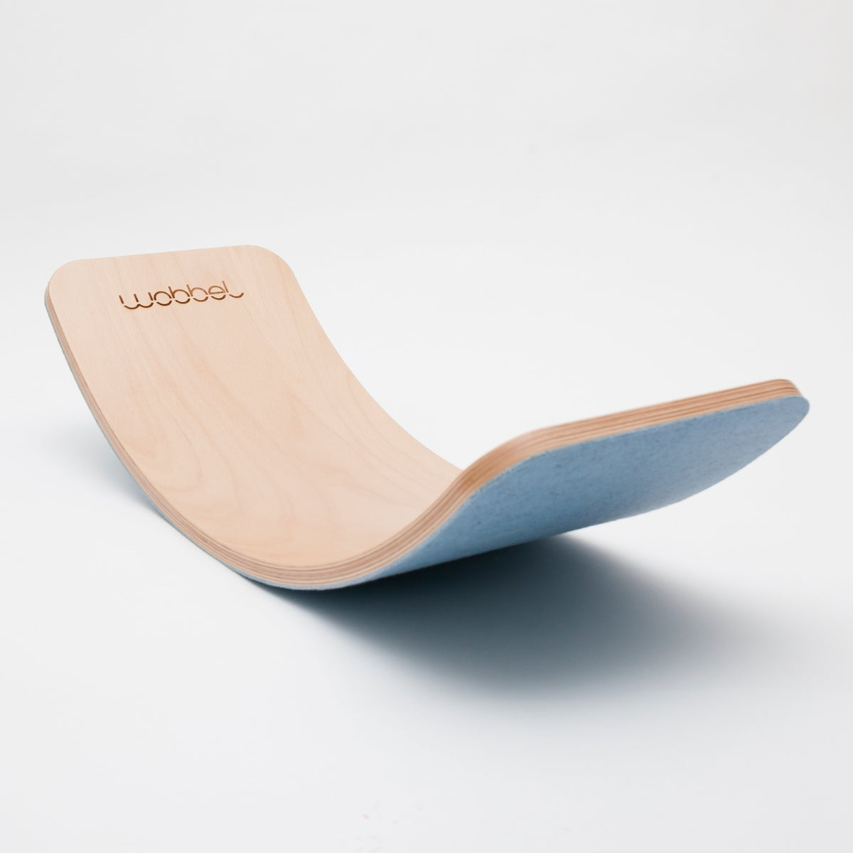 Wobbel Montessori Balance Board - Sky Blue, Vegan — Oskar's Wooden Ark