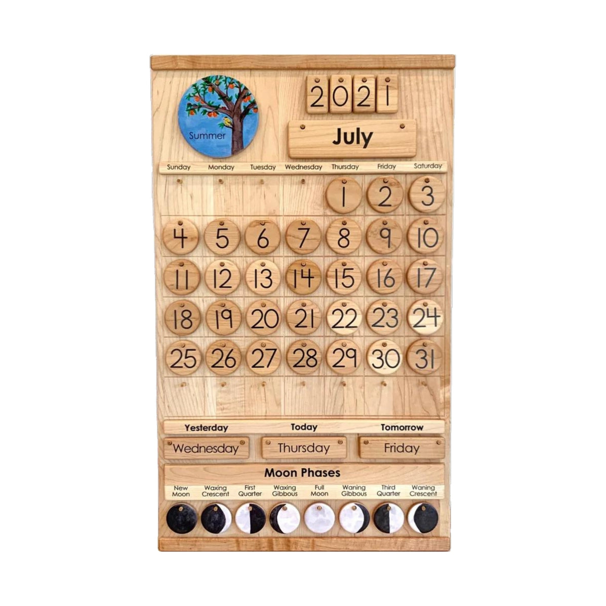 From Jennifer Wooden Perpetual Montessori Classroom Calendar Australia ...