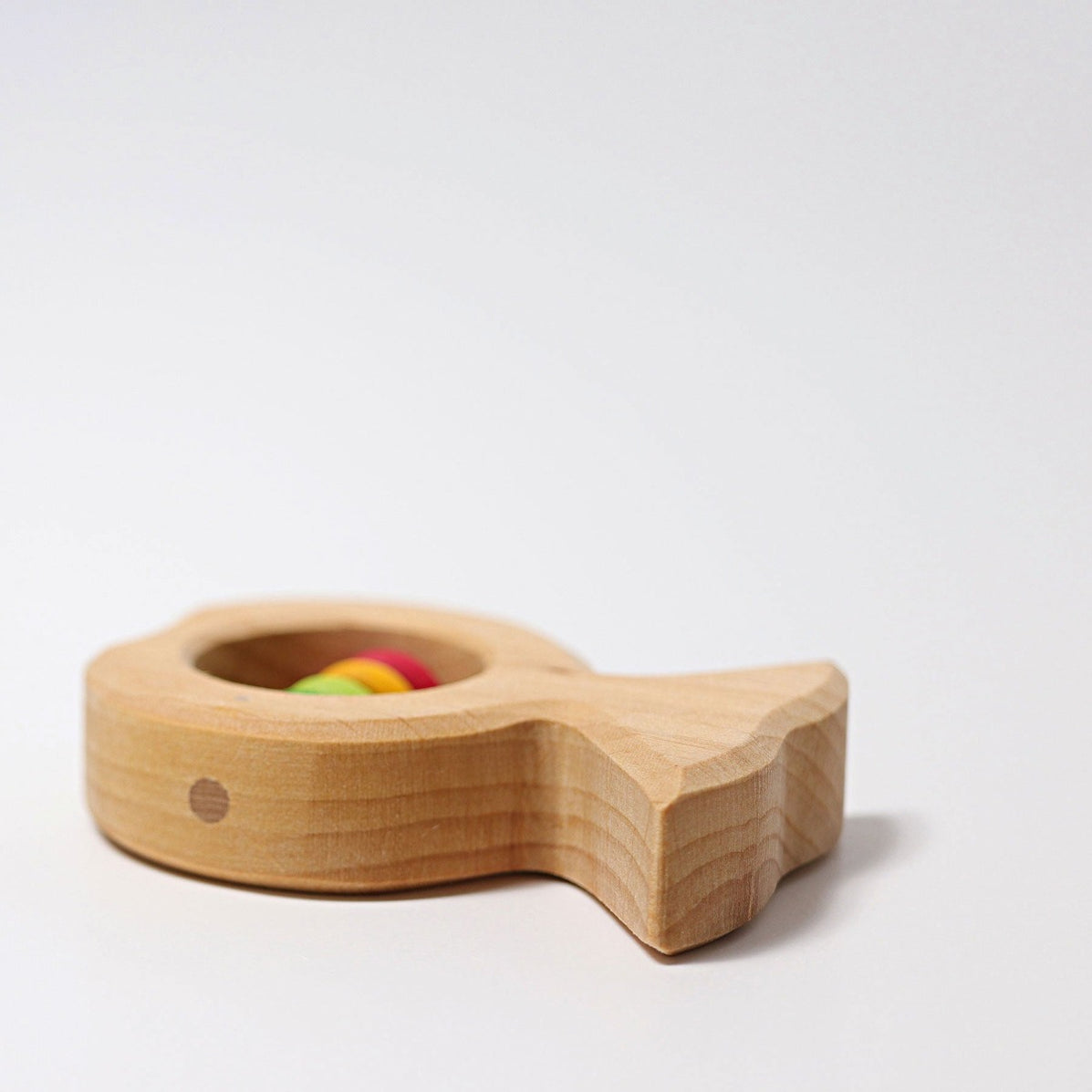 Grimm's Wooden Baby Toy Grasping Rattle - Fish Joschi - Australia ...